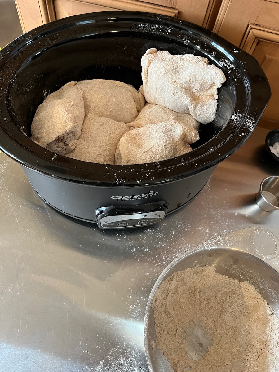 Fried Chicken in the Crock Pot