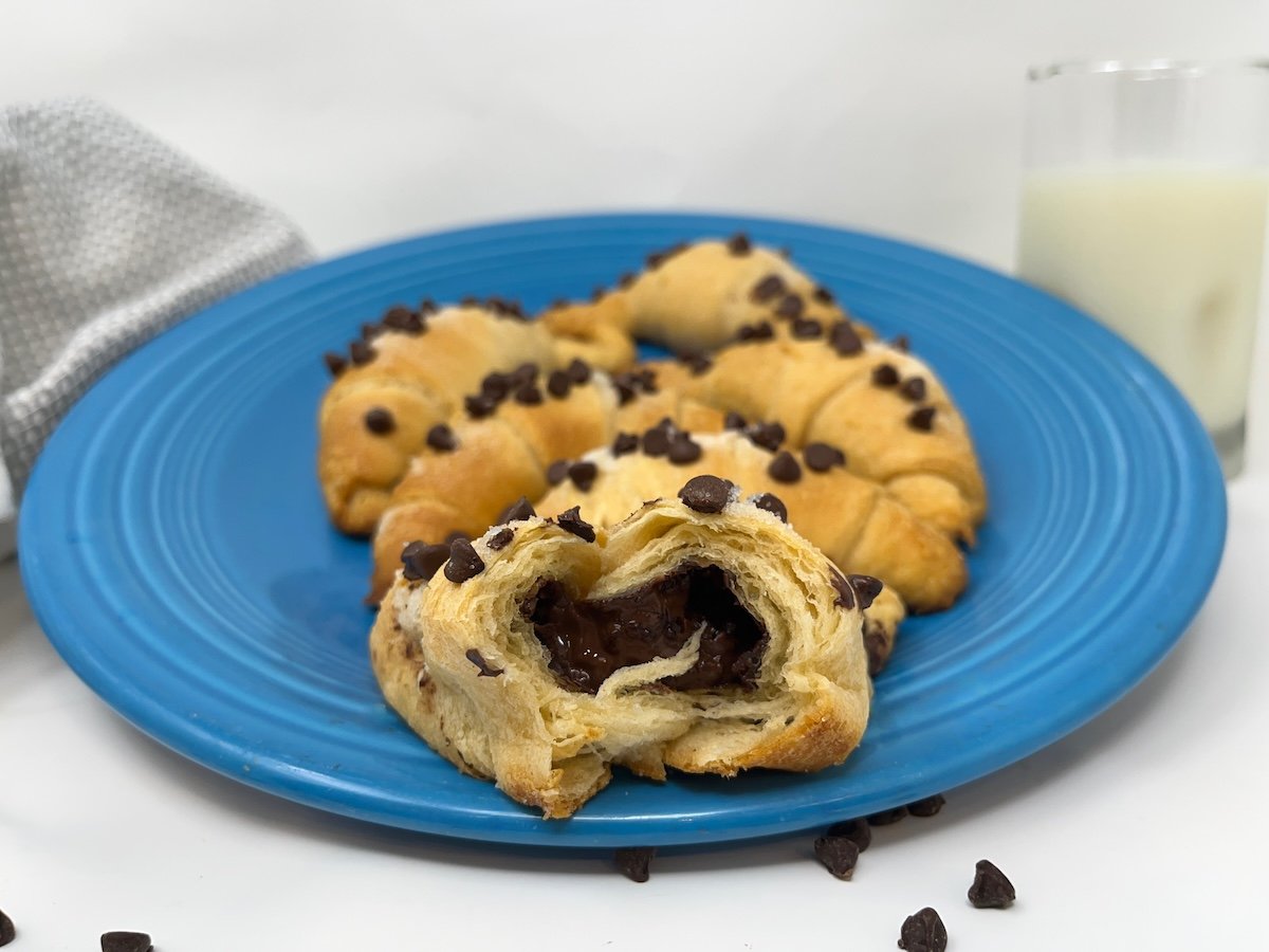 Crescent Roll Chocolate Croissants