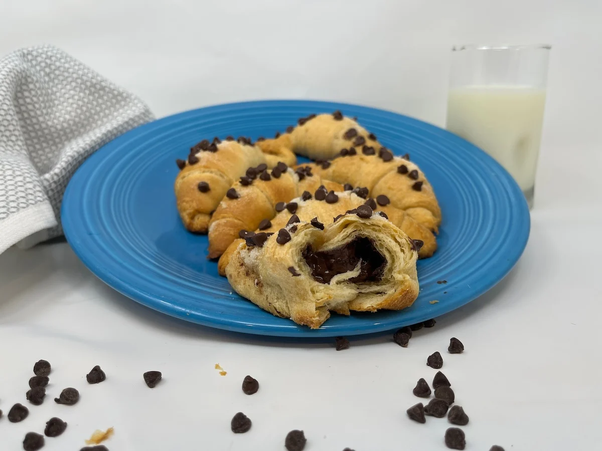 Crescent Roll Chocolate Croissants