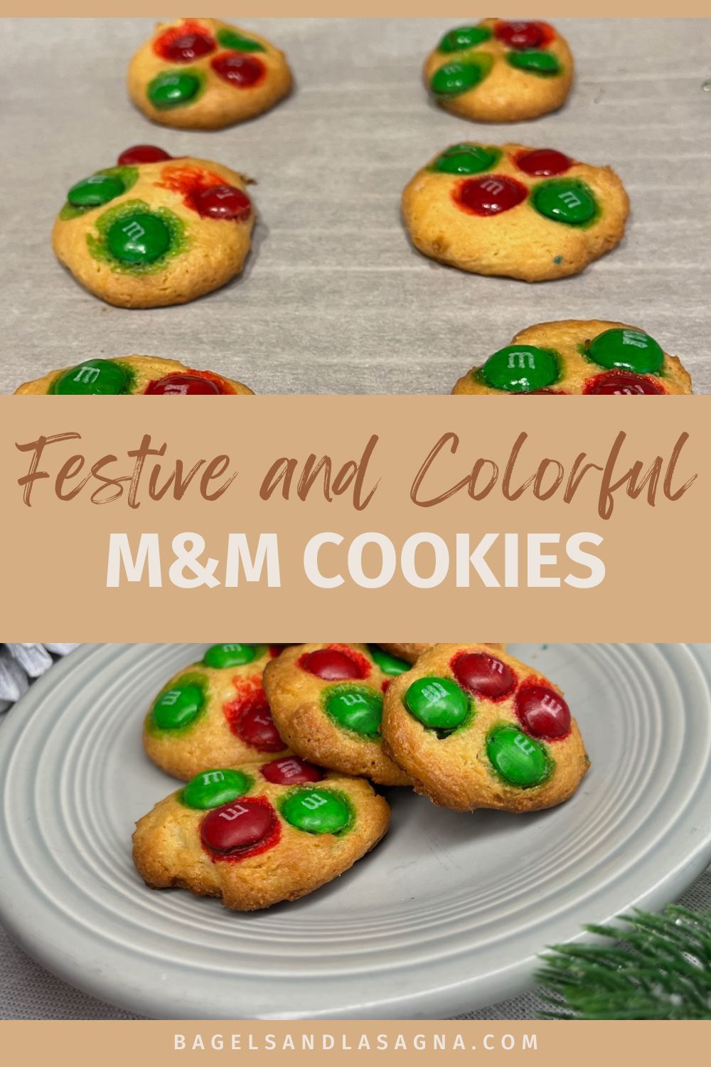 Christmas Cookies with MMs
