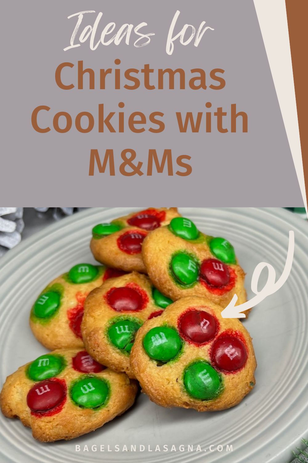 Christmas Cookies with MMs