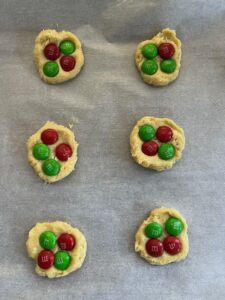 Christmas Cookies with MMs