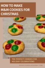 Christmas Cookies with MMs