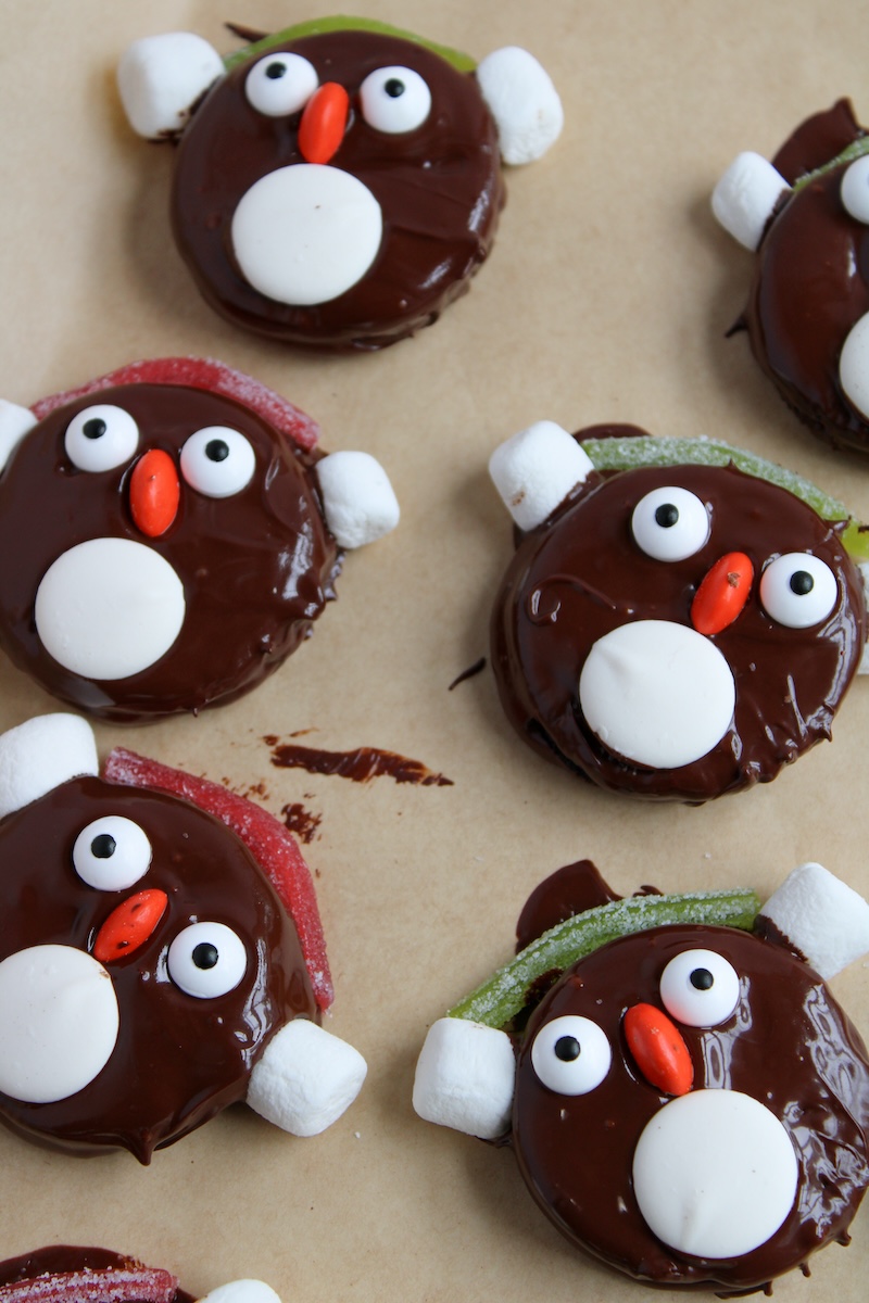 No Bake Penguin Cookies