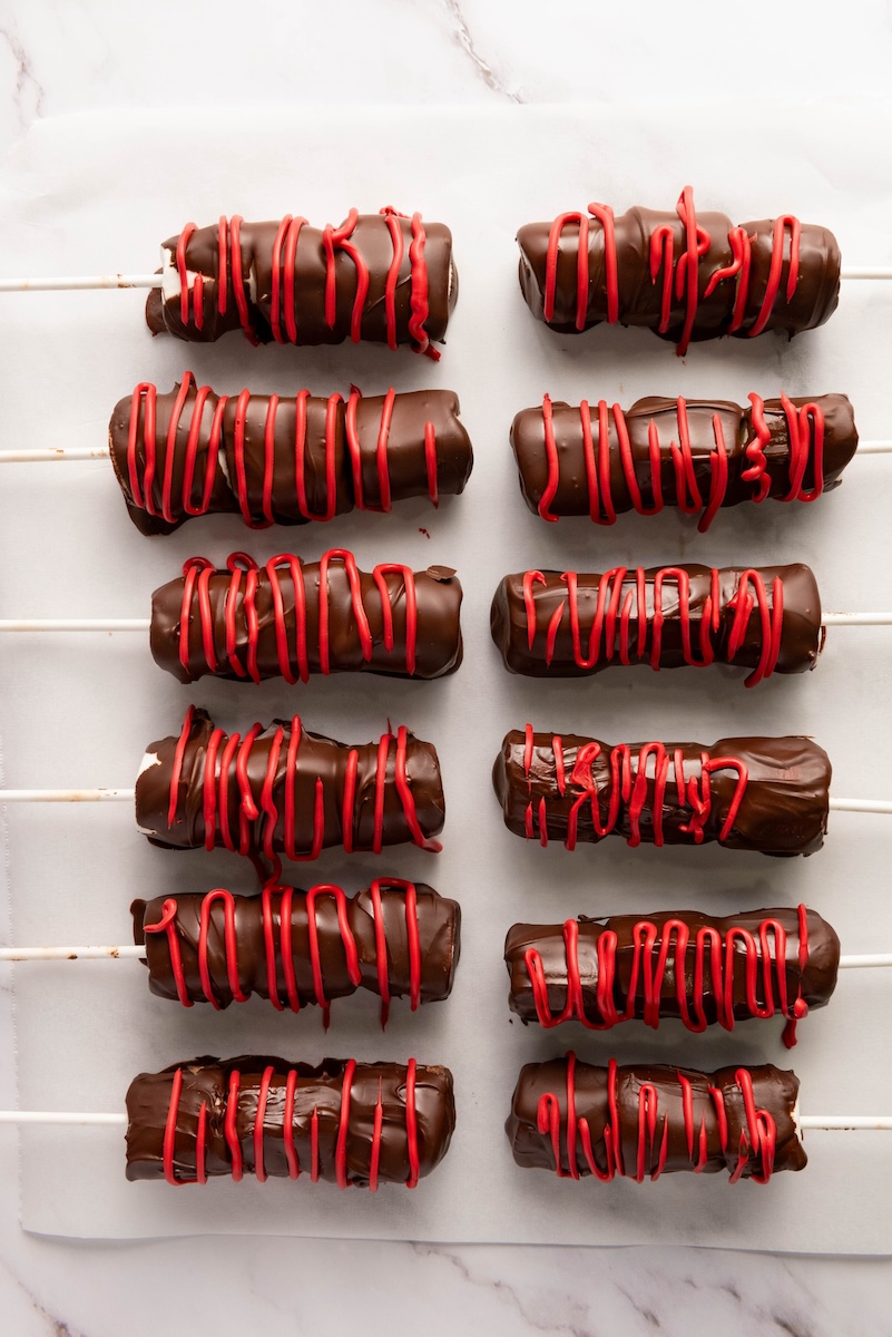 Chocolate Covered Marshmallow Pops