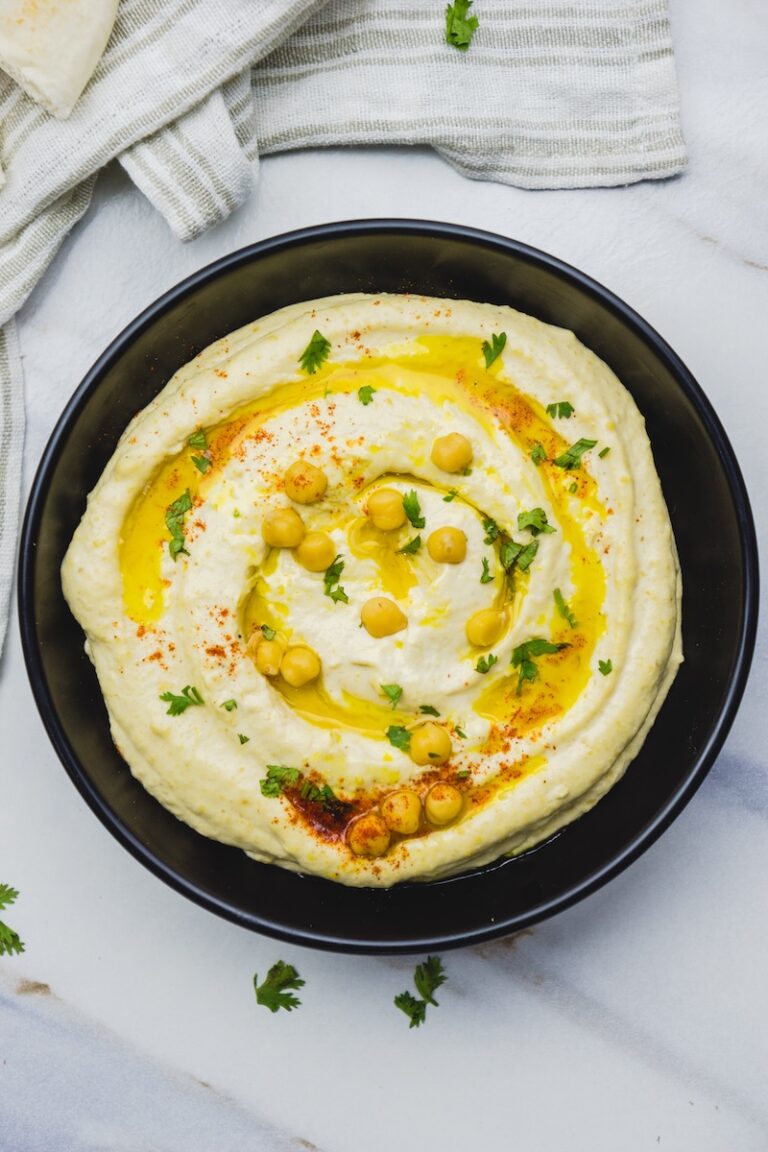 Homemade Hummus with Canned Chickpeas