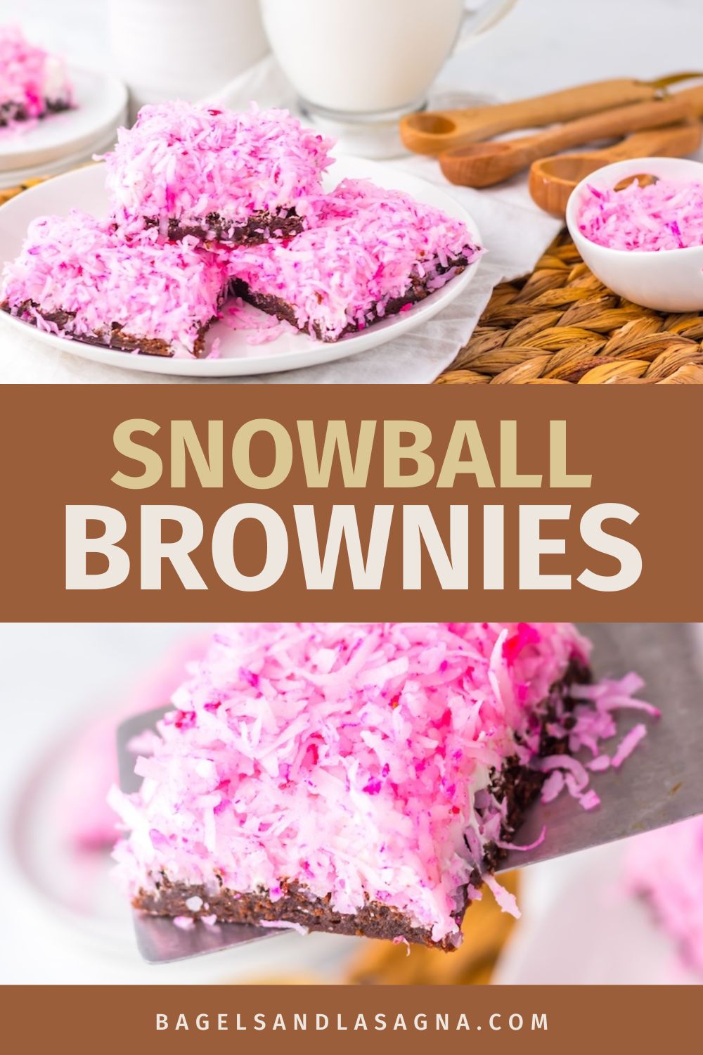Snowball Brownies