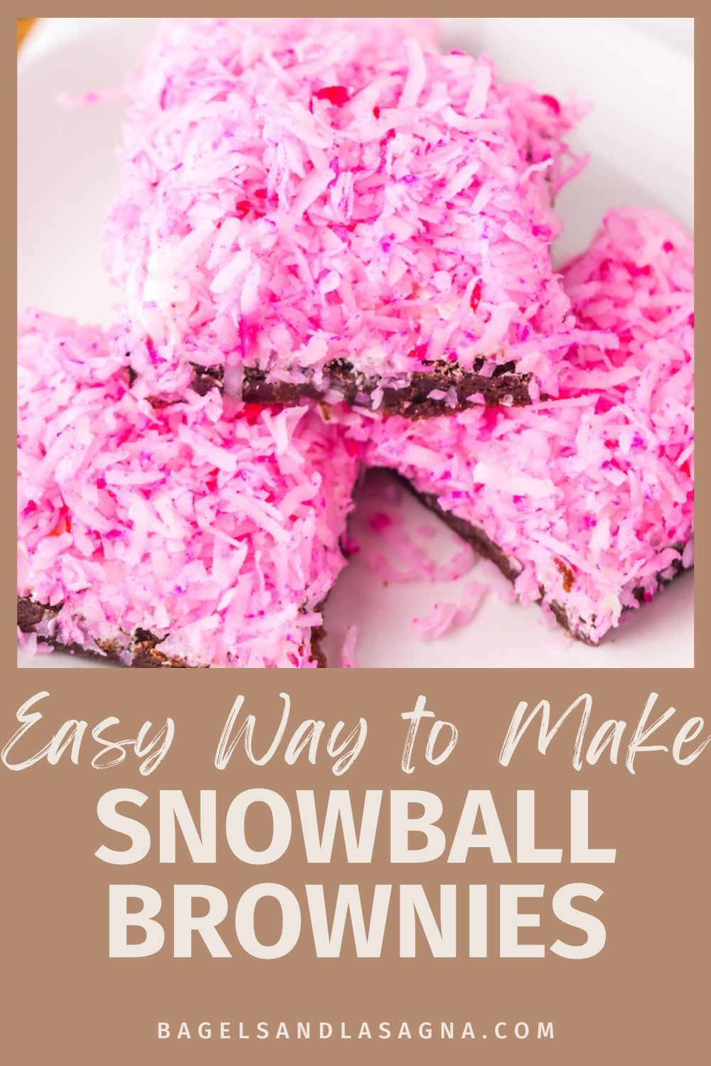 Snowball Brownies
