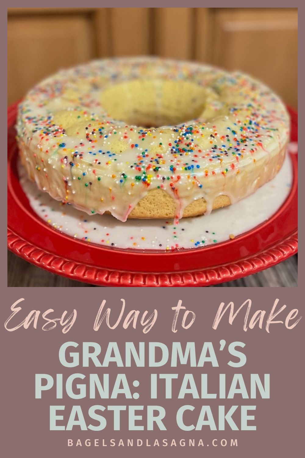Grandma's Pigna: Italian Easter Cake