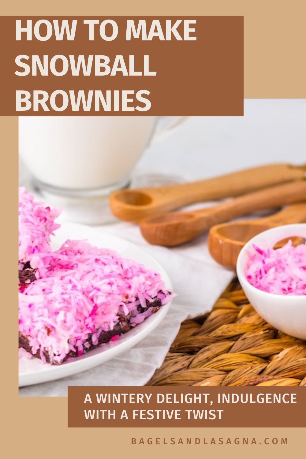 Snowball Brownies