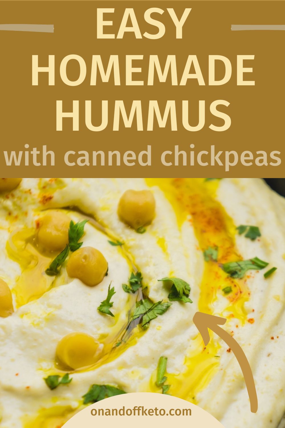 Homemade Hummus with Canned Chickpeas
