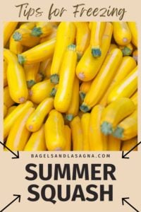 Tips for Freezing Summer Squash